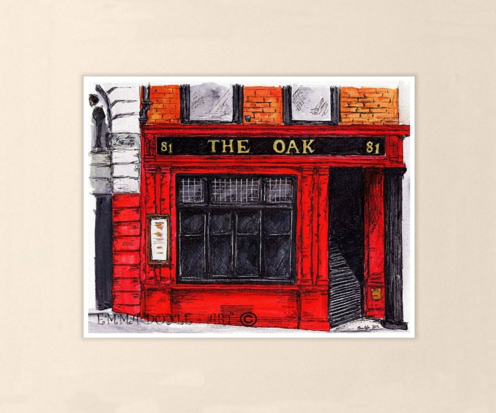 Irish Print - The Oak, Dublin, Ireland – Emma Doyle Art