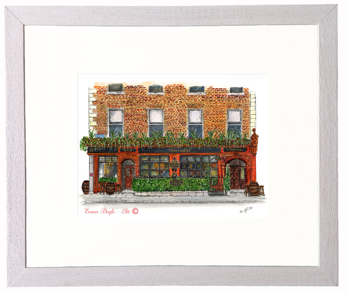 Irish Pub Print - Kennedy's, Dublin , Ireland – Emma Doyle Art