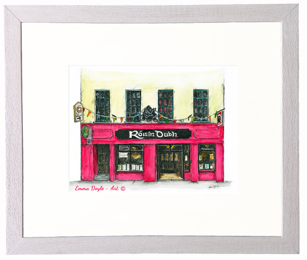 Irish Pub Print - Roisin Dubh , Galway, Ireland – Emma Doyle Art