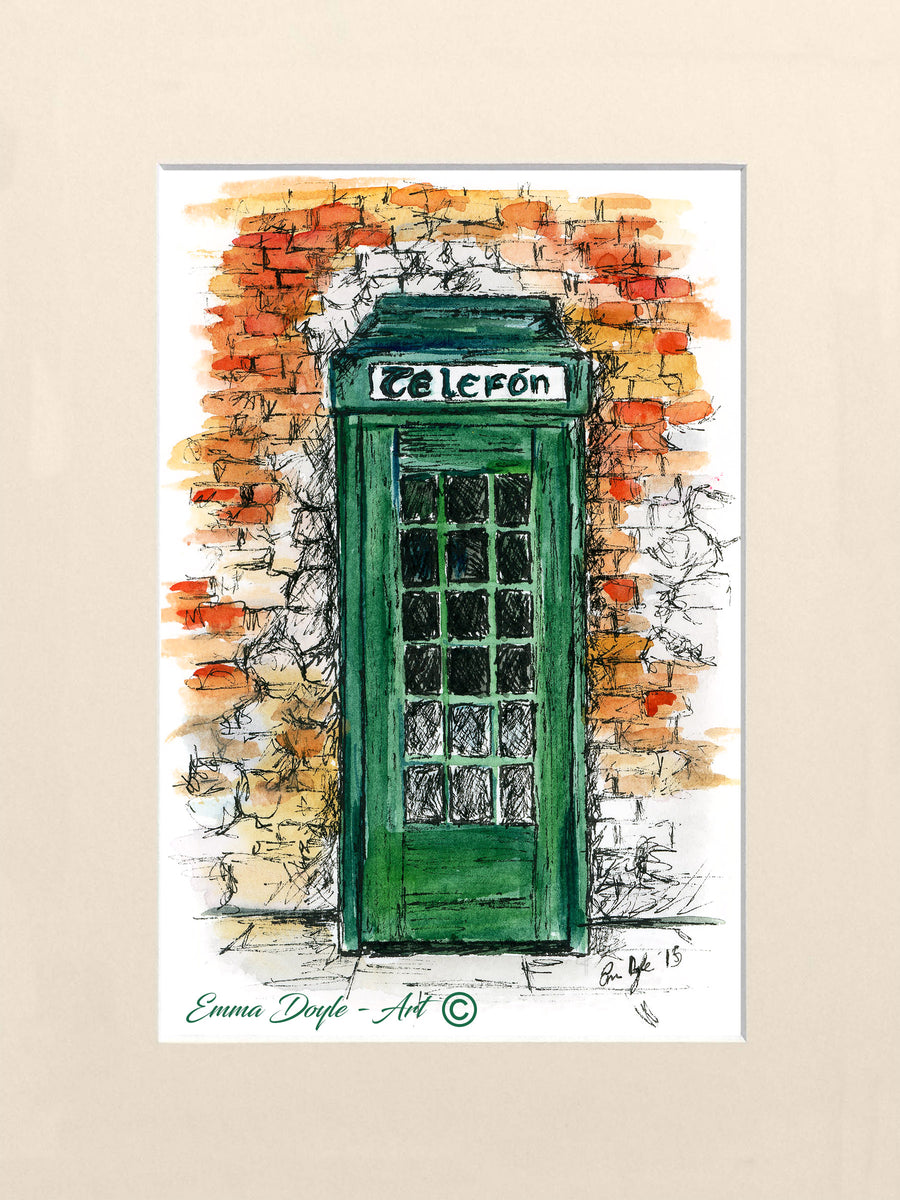 Vintage Irish Telephone Box, Bunratty Castle, Co. Clare, Ireland – Emma ...