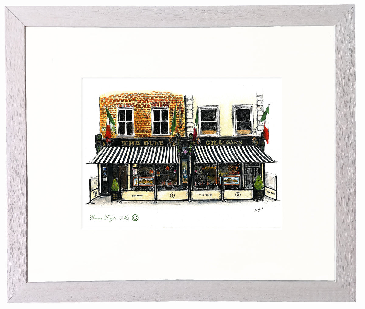 Irish Print - The Duke, Dublin, Ireland – Emma Doyle Art