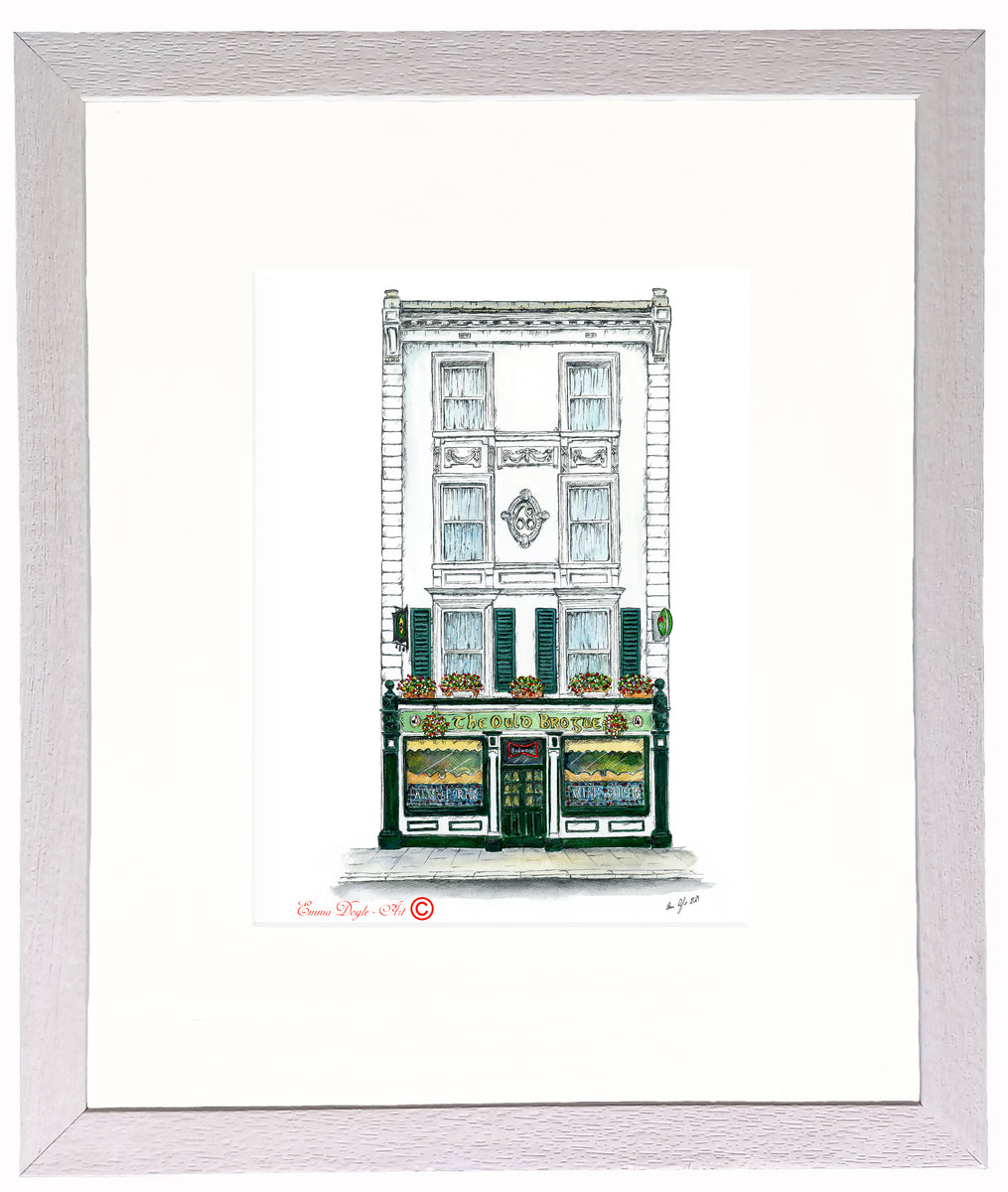 Irish Print - The Ould Brogue, Dublin, Ireland – Emma Doyle Art