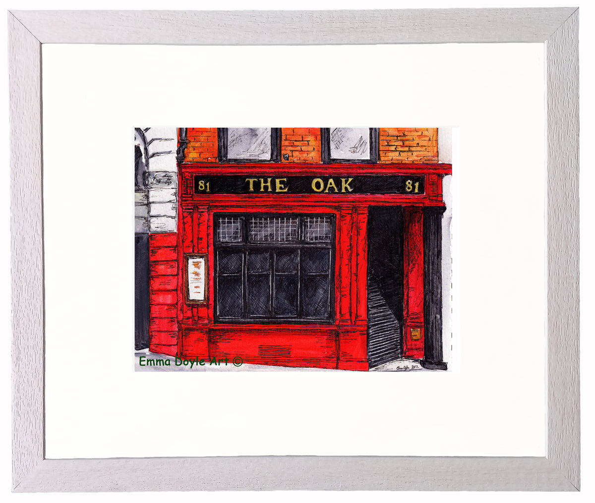 Irish Print - The Oak, Dublin, Ireland – Emma Doyle Art